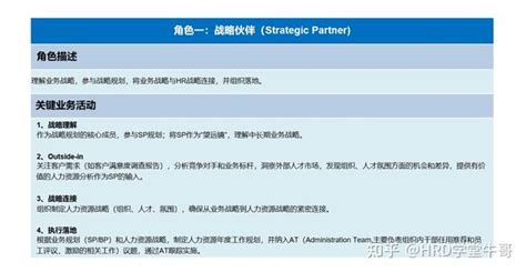 华为人力资源三支柱体系解读 知乎