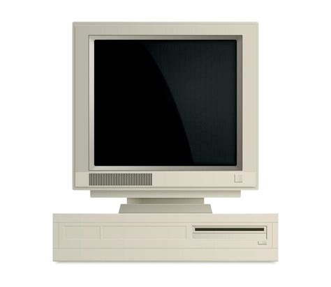 Retro Desktop Computer Composition 28573038 Vector Art At Vecteezy