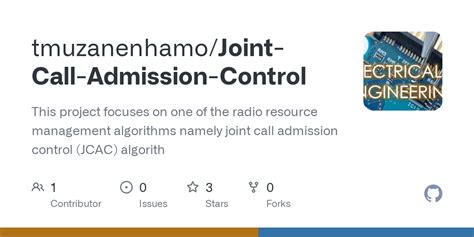 github tmuzanenhamo joint call admission control this project