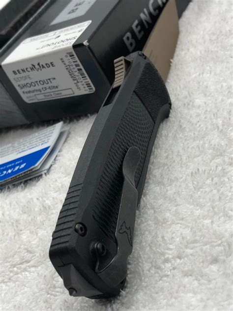 Benchmade Shootout 5370fe Prototype Double Action Out The Front