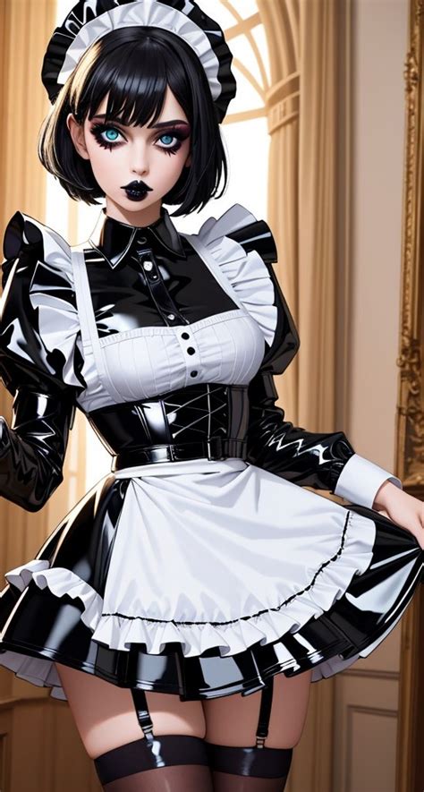 Goth Latex Maid 15 By N Cog Nito On Deviantart