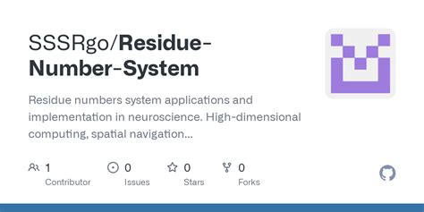 Github Sssrgo Residue Number System Residue Numbers System Applications And Implementation In