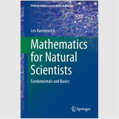 E Textbook Mathematics For Natural Scientists Fundamentals Inspire