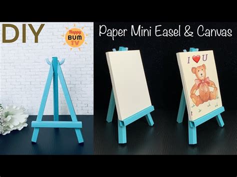 How To Make A Cardboard Easel Background