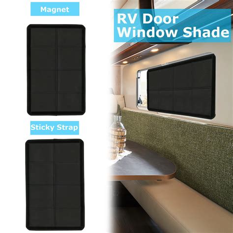 Rv Door Window Shade Foldable Camper Blackout Window Cover Thickened