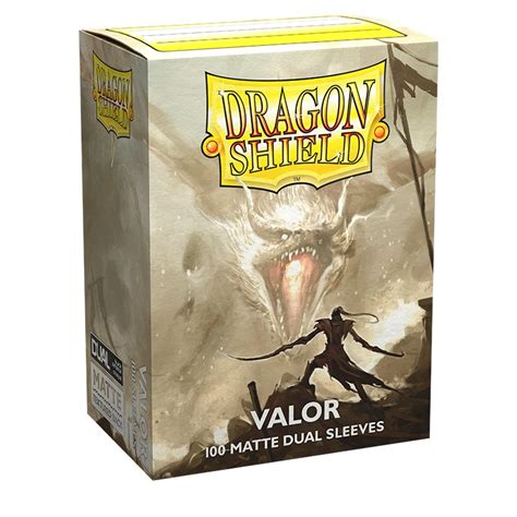 Dragon Shield Sleeves Standard Matte Dual Valor 100ct At 15059