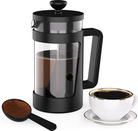 Rainbean Cafetiere 1 Cup French Coffee Press Small Cafetiere 1 Cup