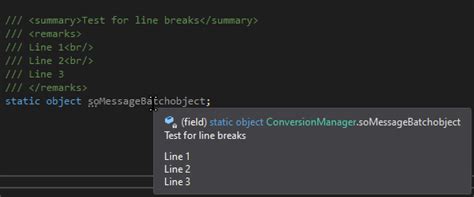 Line Breaks In Xml Comments Using Are Ignored · Issue 858 · X Sharpxsharppublic · Github