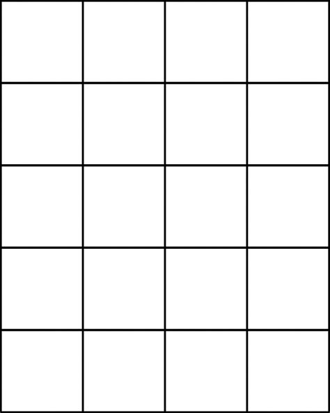 Square Template Printable