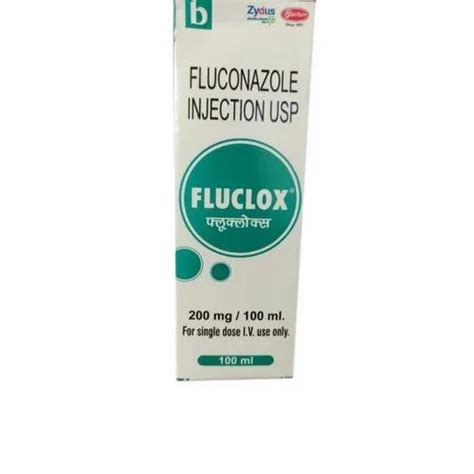 Fluclox Fluconazole 200 Mg Injection 100ml Packaging Type Box At