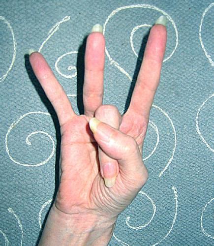 Hand Signs Meaning Ring Finger Down