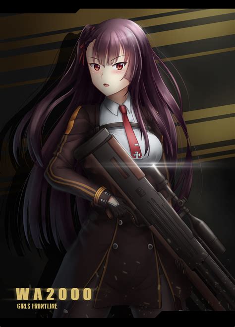 Опасные Няшки Wa2000 Girls Frontline Anime Няши Wa2000