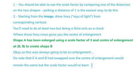 Edexcel Igcse Maths 复习笔记 541 Transformations Enlargement 翰林国际教育