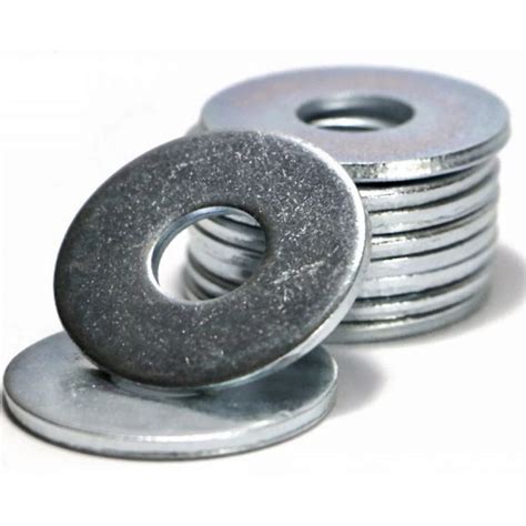 Large Flat Washer M16 16mm Pack Of 100 Form G Zinc Galvanised Steel Penny Washers Din 9021