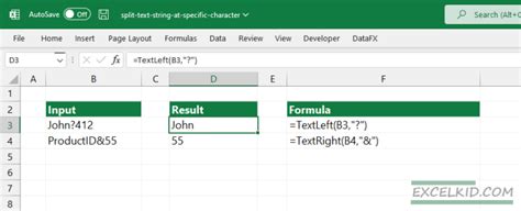 Split Text String At Specific Character Excel Bootcamp