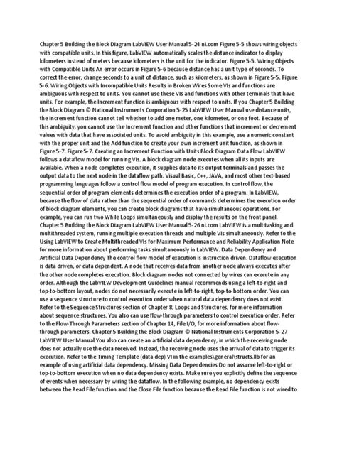 Labview Documentation Pdf Software Engineering Computing