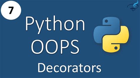 Python Object Oriented Programming Decorators Youtube