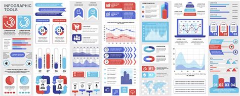 Bundle Infographic Ui Ux Kit Elements Royalty Free Vector