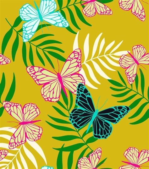 Premium Vector Seamless Floral Pattern In Vectorwild Flowers Leaves