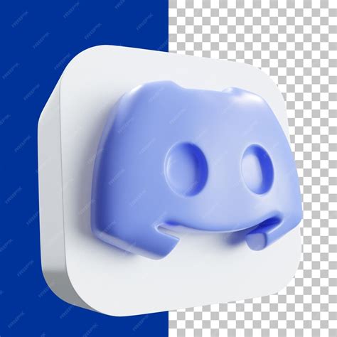 Premium Psd Discord Logo 3d App Icon Render Image