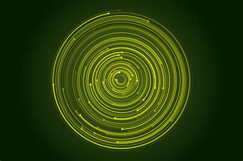 섬유 선의 소용돌이 벡터 소용돌이 운동 녹색 노란색 은하 궤도 그래픽입니다 과학에 대한 스톡 벡터 아트 및 기타 이미지 과학 나선형 모던 양식 Istock