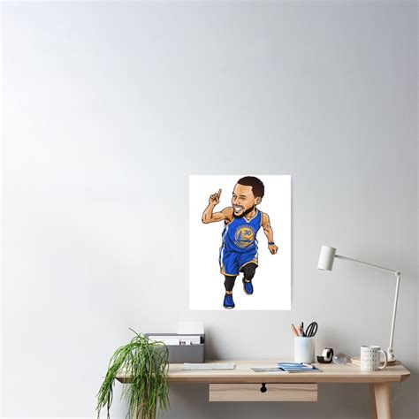 Stephen Curry Draw Chibi Poster For Sale By Jaclynpiel Redbubble