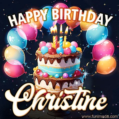 Happy Birthday Christine S For Her Download On
