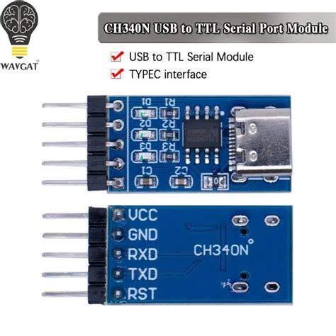 Type C Usb To Ttl Serial Port Ch340n Module Ch340 Dc 5v33v Upgrade