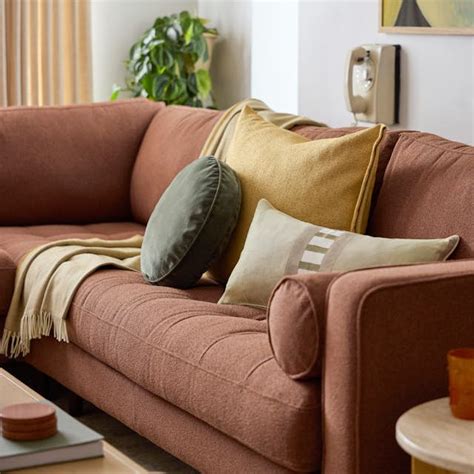 Sven Ratine Oxide Tufted Corner Sectional Sofa Article