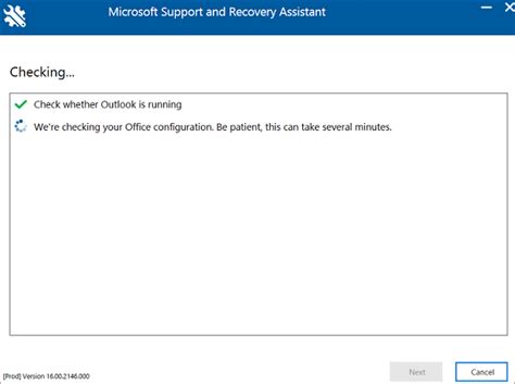 Scan Outlook By Using Microsoft Support And Recovery Assistant Outlook Microsoft Learn