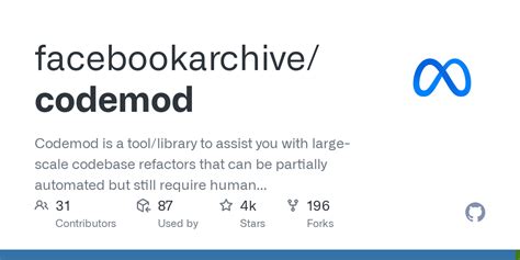 GitHub Facebookarchive Codemod Codemod Is A Tool Library To Assist