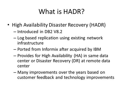 Achieving High Availability With Db2 Hadr And Tsamp Ppt Download
