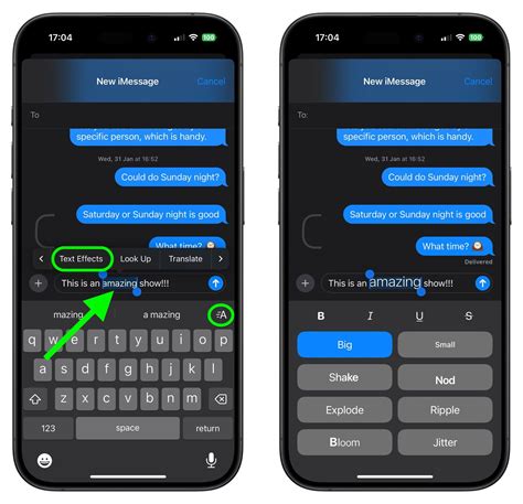 iOS 18: How to Use New Text Effects in Messages - MacRumors