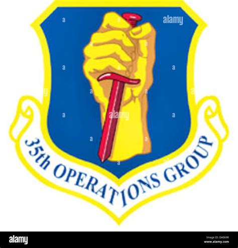 The Emblem Of The 35th Operations Group Reflects Its Role In Supporting