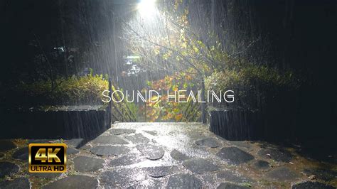 쏟아지는 폭우 빗소리 들으며 숙면하기 비오는소리 Asmr Youtube