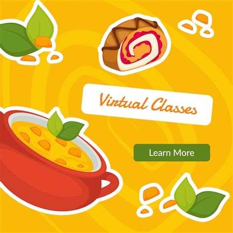 Premium Vector Free Online Classes For Cooking And Preparing Meal