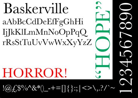 This Is My Baskerville Font Exploration Baskerville Is A Serif