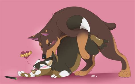 Rule 34 Bite Canine Canine Doberman Feral Glasswalker Knot Knotting