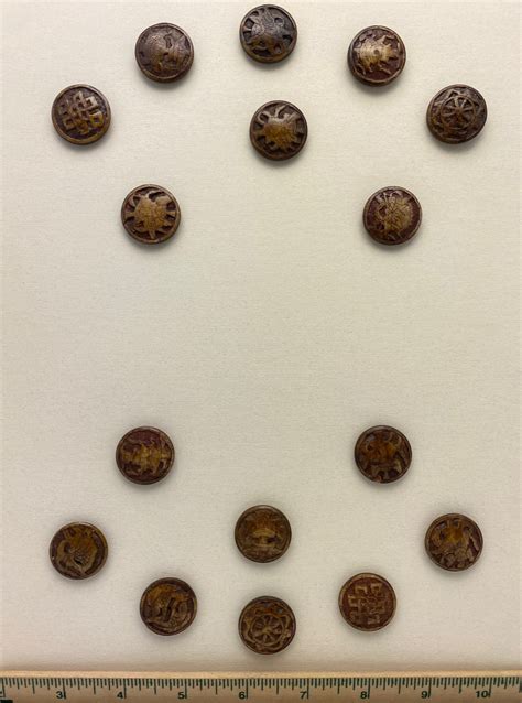 Lot Detail Interesting Bone Buttons
