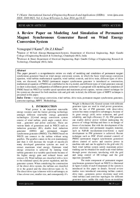 Pdf A Review Paper On Modeling And Simulation Of Permanent Magnet