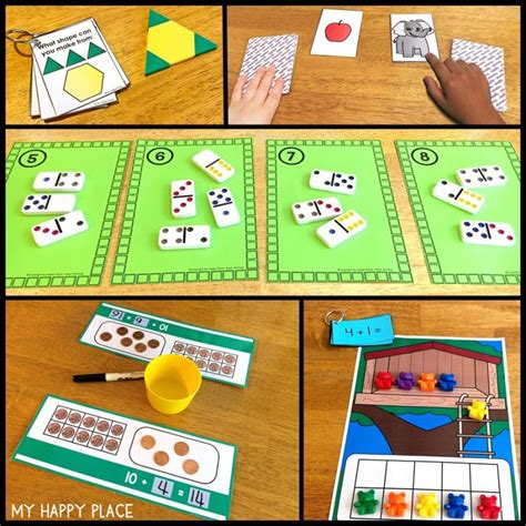 Kindergarten Math Centers Bundle 50 Hands On Centers