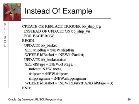 ppt oracle10 g developer pl sql programming powerpoint presentation