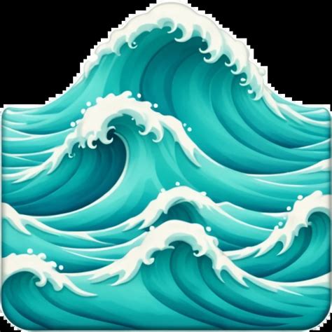 Ocean Waves Emoji Ai Emoji Generator