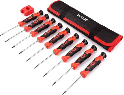Xool 9pcs Precision Screwdriver Set Phillips Flat Torx