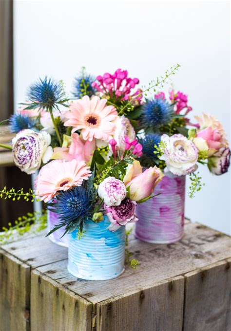 Vase Aus Alten Konservendosen Trytrytry