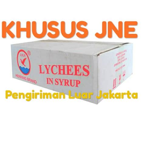 Lychee Lychee Can Herring Brand Canned Lychee Lychee Cans 1 Dozen Jne Trucking Shopee