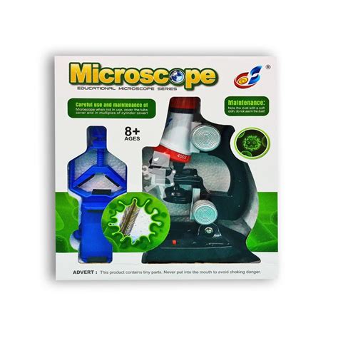 Microscope Stem Toys Early Education Science Lab Kit Mikroskop Sains