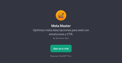Meta Master Meta Description Optimization Taaft