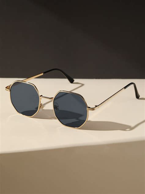 Metal Geometric Frame Fashion Glasses Stylish Glasses For Men Glasses Frames Trendy Mens