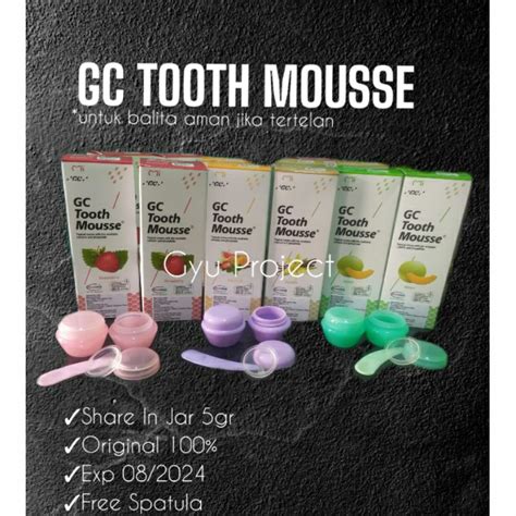 Jual Gc Tooth Mousse 5gr Krim Gigi Karies Shopee Indonesia